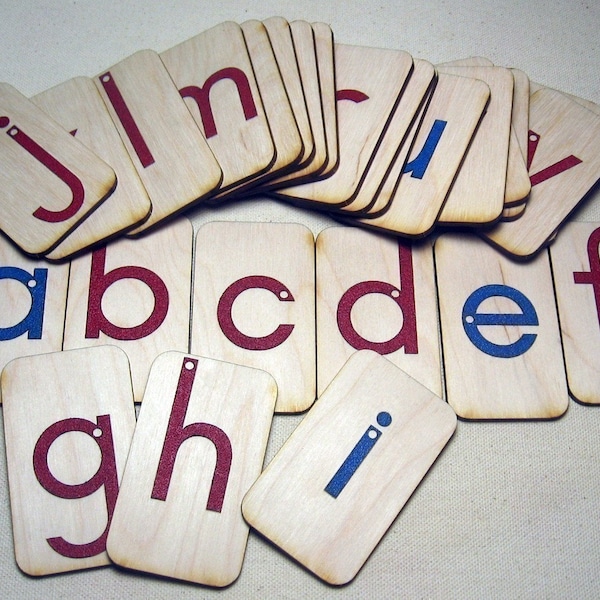 Sandpaper Letters Montessori - Etsy