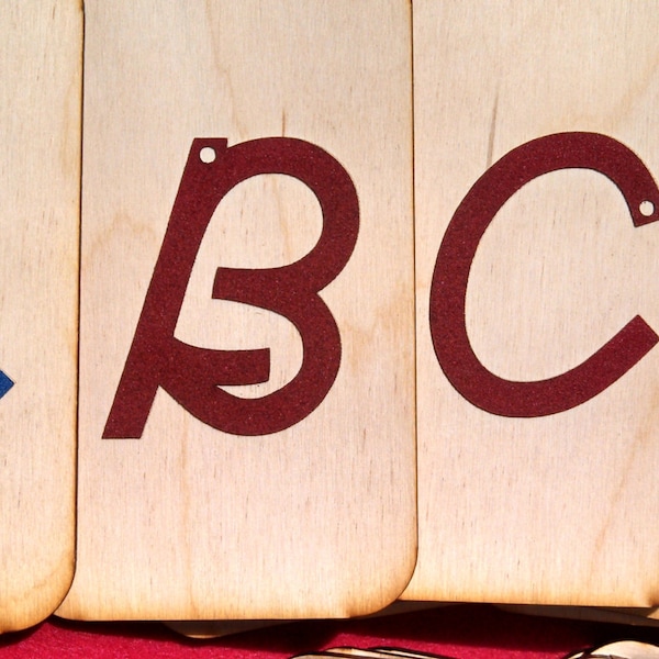 Montessori Cursive Sandpaper Letters - Etsy