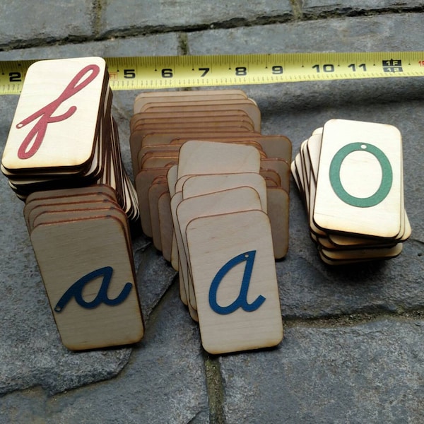 Sandpaper Letters Montessori - Etsy