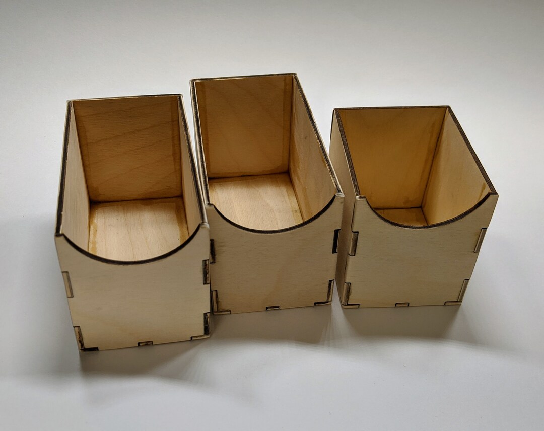 MINI- Three Storage Boxes for MINI Sandpaper Letters and MINI Numbers 0 ...