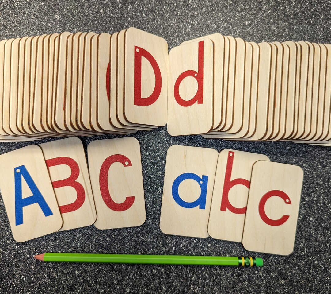 Mini Uppercase Manuscript and Mini Lowercase Manuscript Sandpaper ...