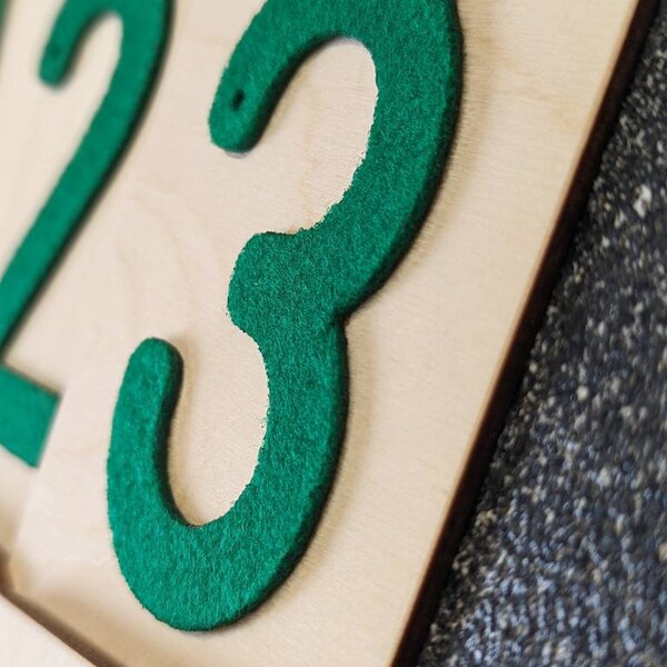 Felt Numbers - Etsy