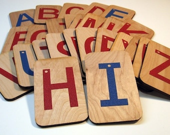 Mini Sandpaper Letters Cursive Set Uppercase, Lowercase and Numbers on ...