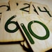 Mini Sandpaper Numbers 0-10 on Brich Wood, Montessori, Teaching ...