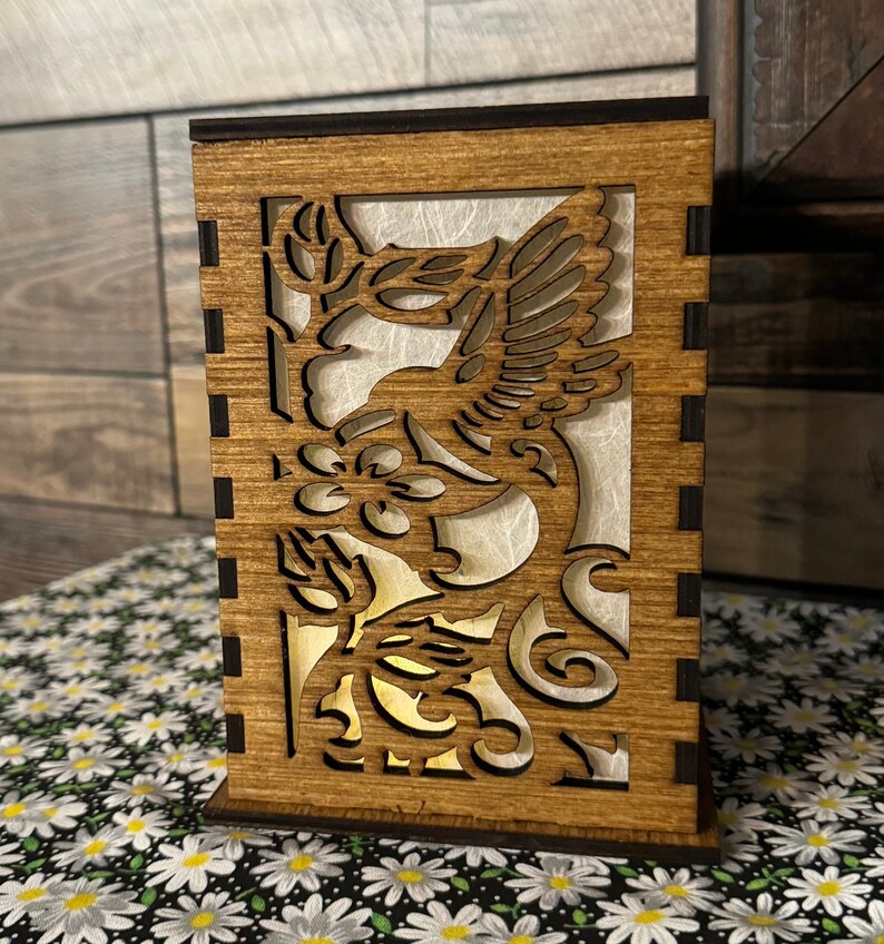 Wooden Hummingbird Lantern - Etsy