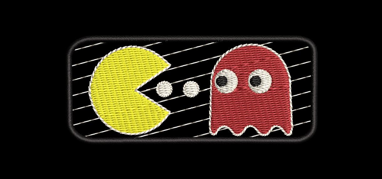 Original Pac Man Fan Patch - Iron-on / Velcro 3.5"x1.5" & 7.0"x3.0" - Etsy