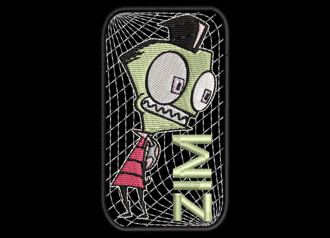 Invader Zim Fan Patch - ZIM Smile Front 2.0"x3.5" - Etsy