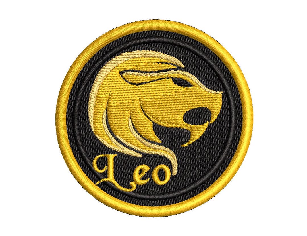 Astrological Sign - Leo Patch - Iron-on / Velcro 2.5" Round - Etsy