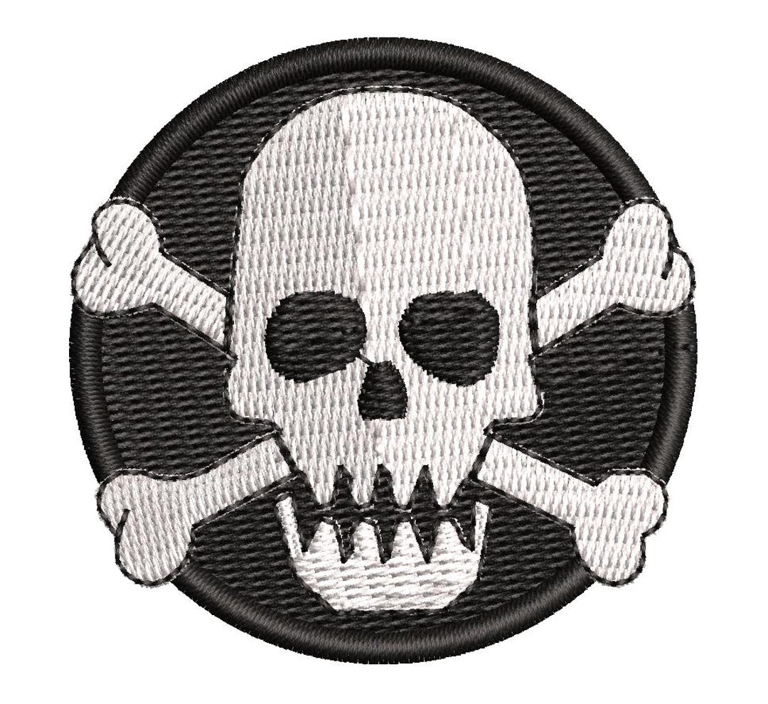 SKULL Patch - Iron-on / Velcro (3 SIZES) - Etsy