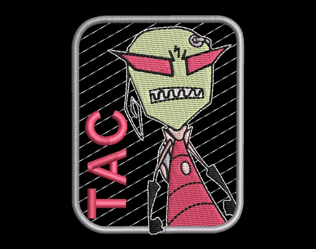 Invader Zim Fan Patch - TAC Front 2.75"x3.5" - Etsy