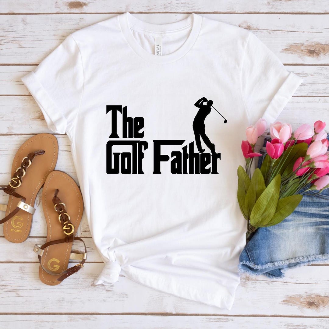The Golf Father T-shirt, Funny Golf Shirt for Men, Golf Gift for Dad ...