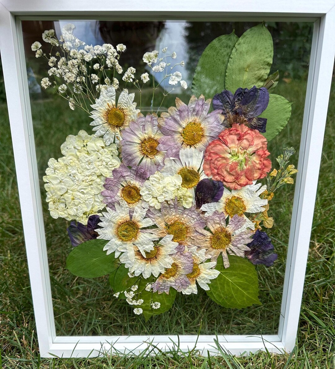 Pressed Flower Frame, Home Decor ,wall Decor , Botanical, Hanging Art ...