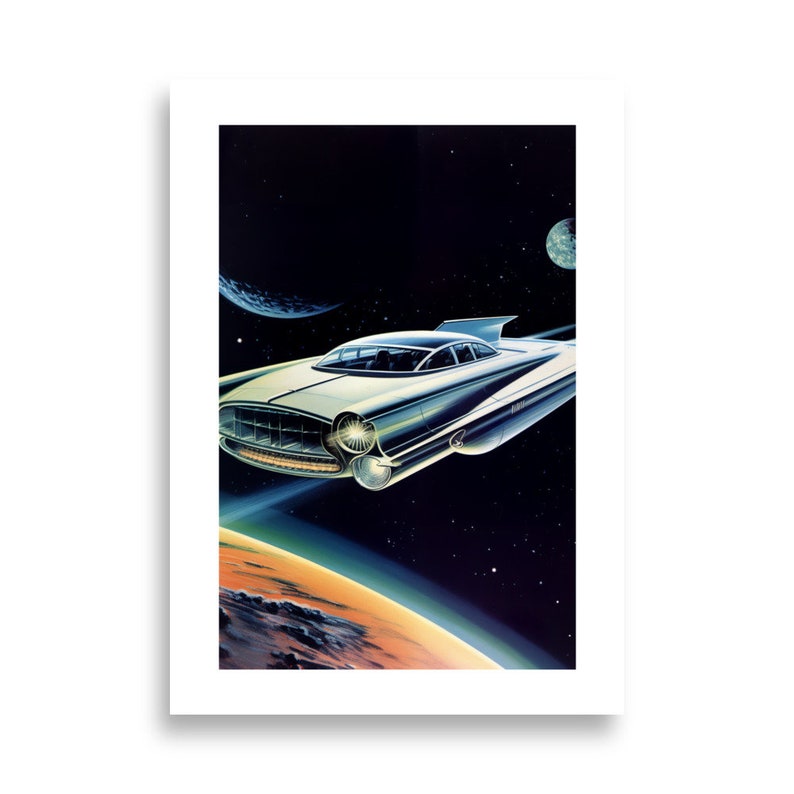 Cadillac Rocket Contemporary Art Print - Etsy