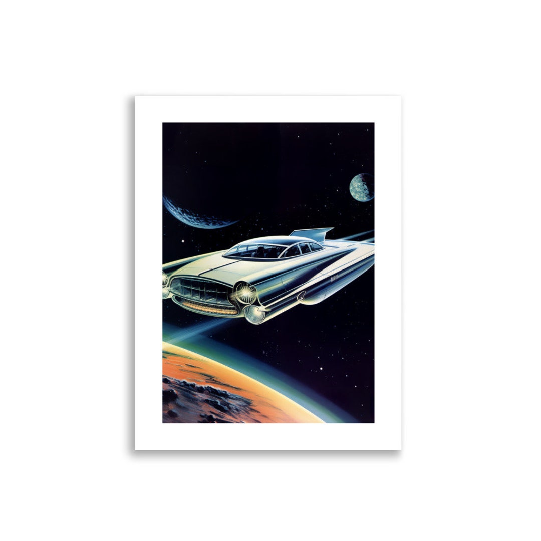 Cadillac Rocket Contemporary Art Print - Etsy