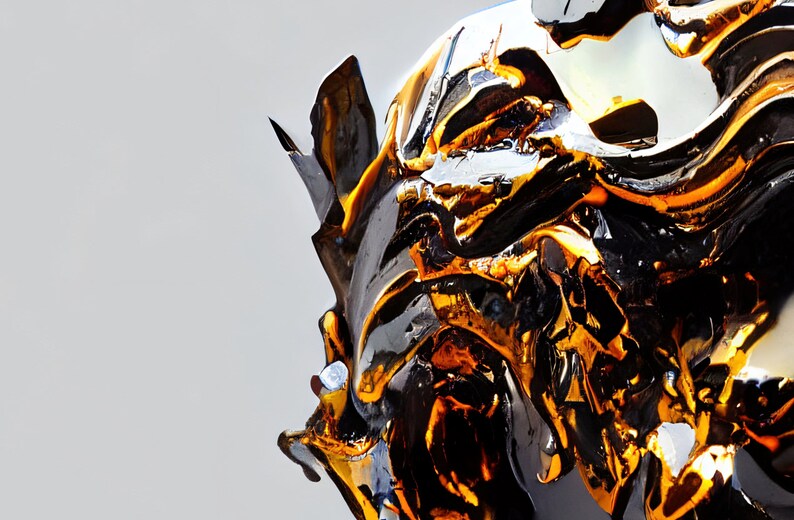 Gold Greek God Titus Printable Artwork/wall Art - Etsy