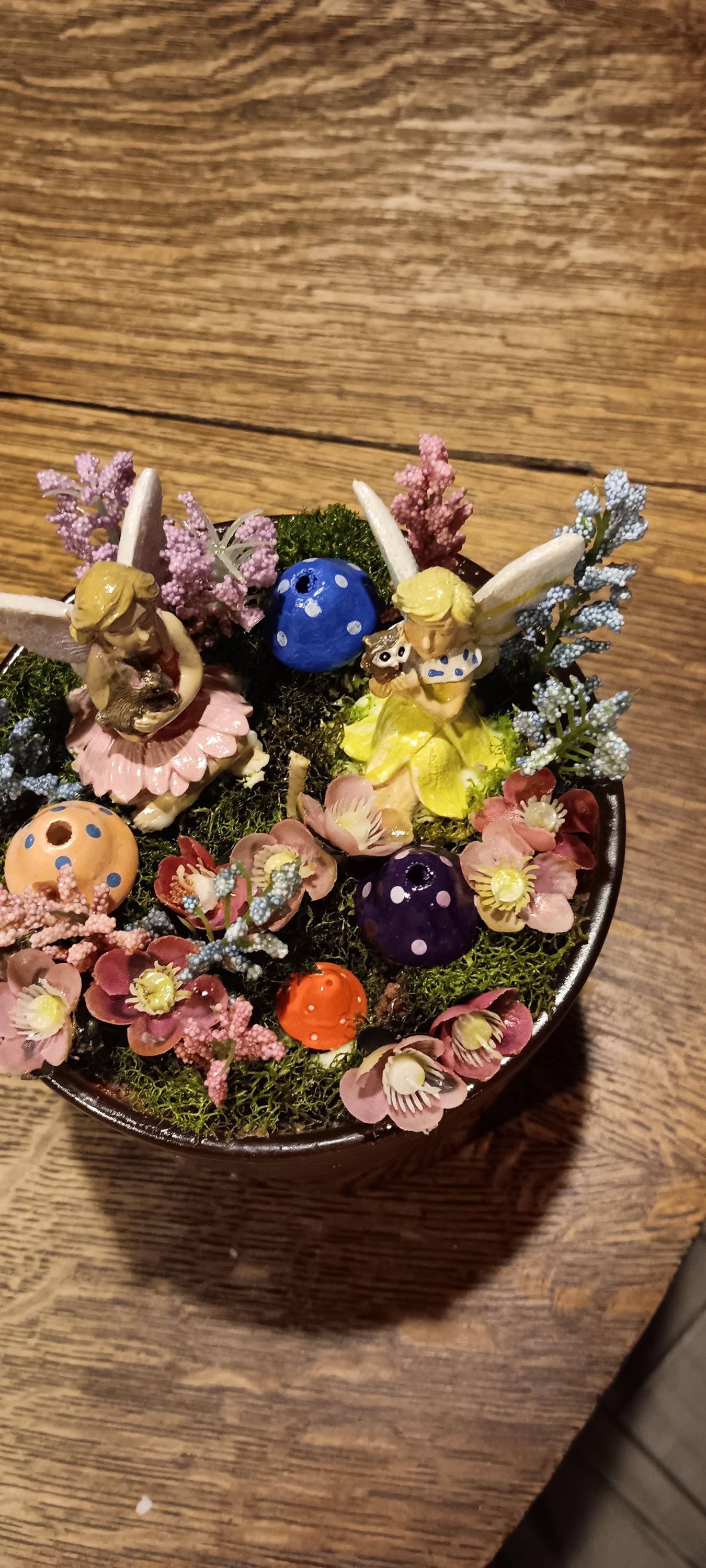 Fairy Diorama, Fairy Shelf Art, Table Top Fairy Decor, Decorative Fairy ...