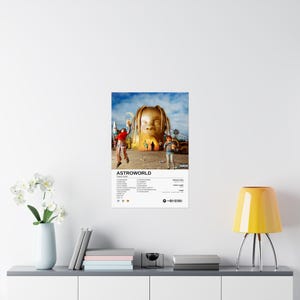 ASTROWORLD Travis Scott Album Poster Wall Art Print, Hip Hop Decor, Music Lover Gift - Etsy