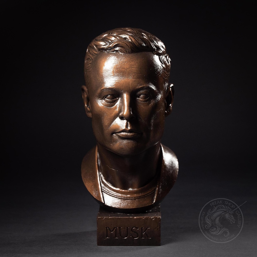 Elon Musk Bust 1/2 Scale Limited Run - Etsy Australia