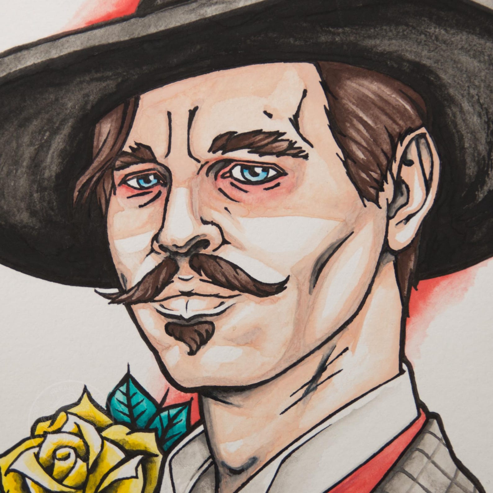 DOC HOLLIDAY - Vinyl Sticker - Etsy