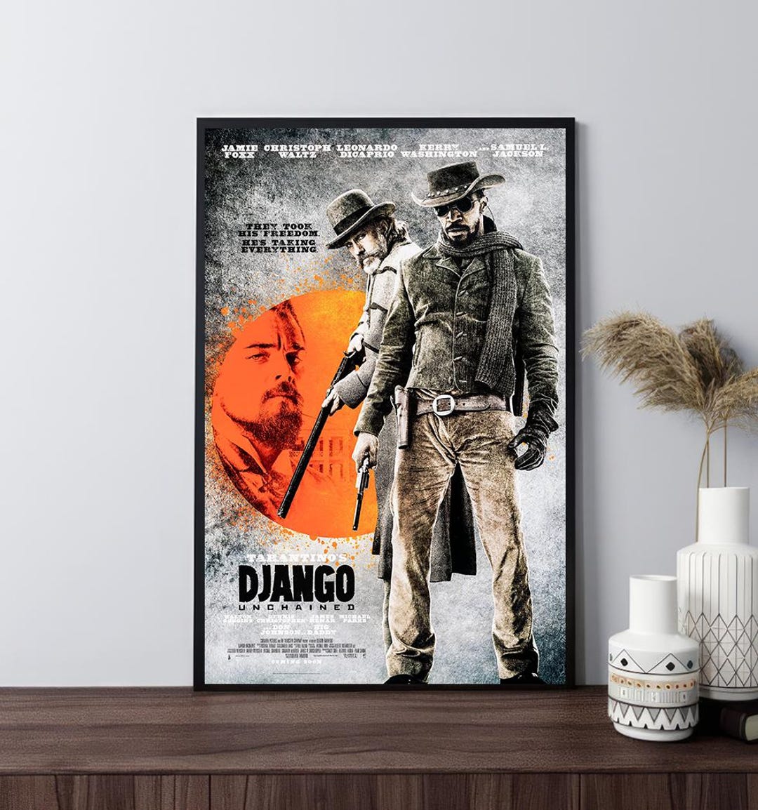Django Unchained Movie Posters,retro Movie Posters,canvas Printing，wall Art, Room Decoration ...