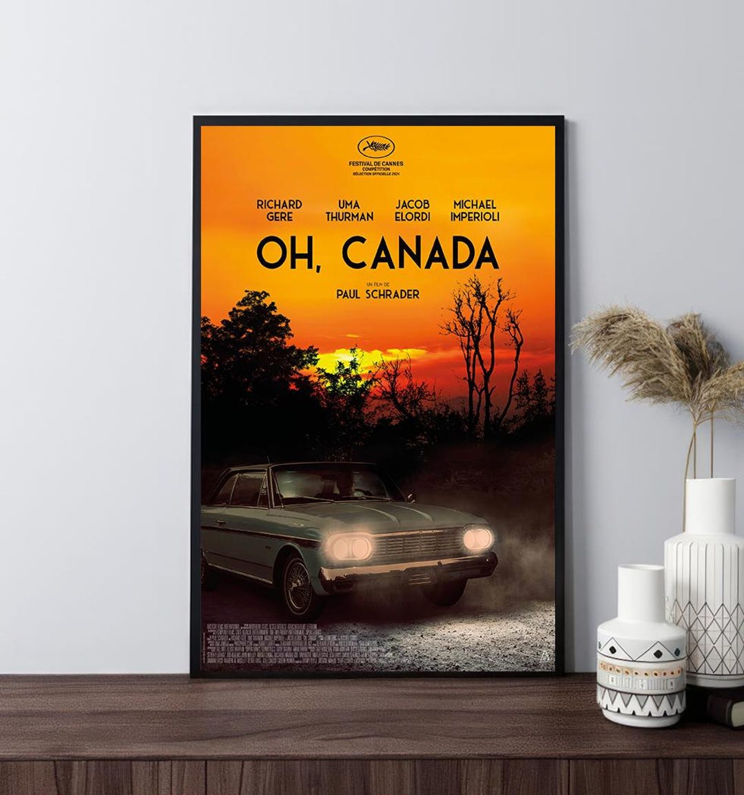 Oh, Canada 2024 Movie Poster,film Postercanvas Posterwall Art, Room ...