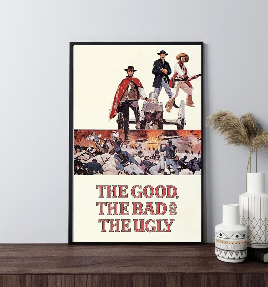 The Good, the Bad and the Ugly Movie Posters，retro Movie Posters，canvas ...