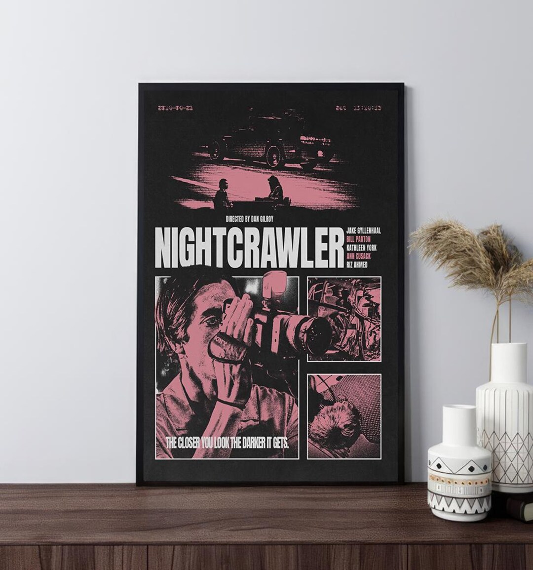Nightcrawler Movie Poster,canvas Poster,office Poster,wall Art,room ...
