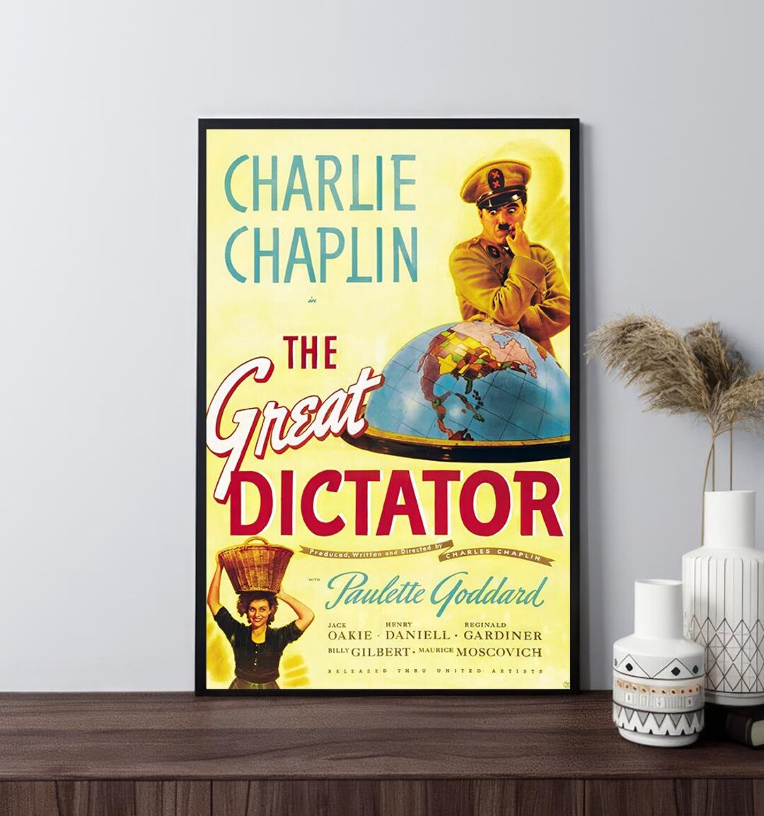 The Great Dictator (1940) Movie Posters,retro Movie Posters,canvas ...