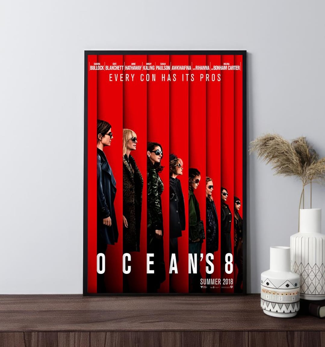 Ocean's Eight Movie Posters,retro Posters,canvas Printing，wall, Room ...
