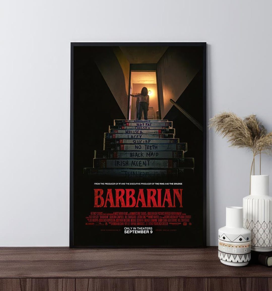 Barbarian Movie Poster,canvas Poster,office Poster,wall Art,room Decor ...