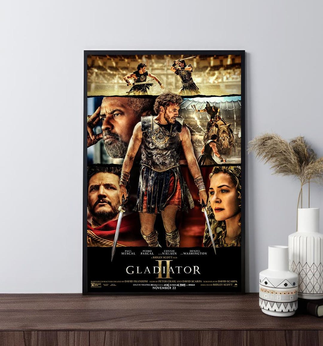 Gladiator II (2024) Movie Poster,canvas Printing，wall Art, Room ...