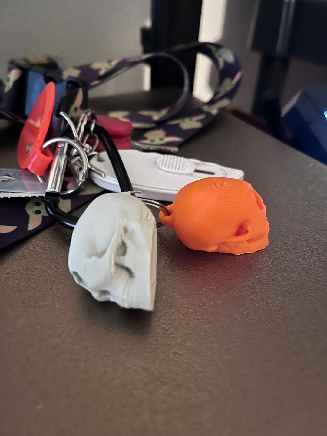 Cyclops Skull Keychain: A 3D Printed Mythical Miniature - Etsy