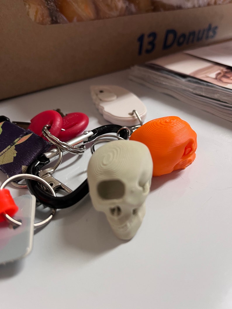 Cyclops Skull Keychain: A 3D Printed Mythical Miniature - Etsy