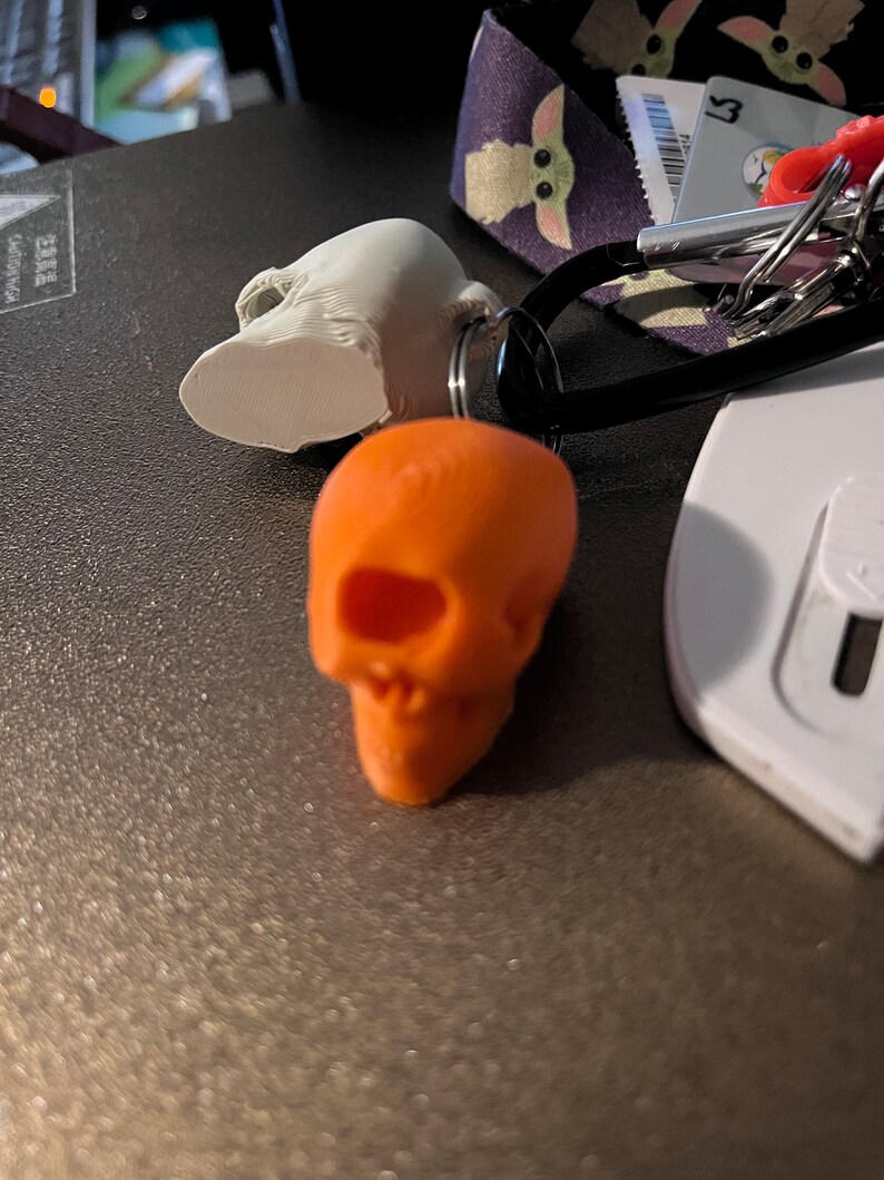 Cyclops Skull Keychain: A 3D Printed Mythical Miniature - Etsy