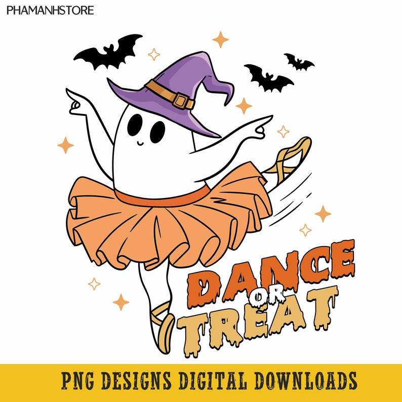 Coquette Bow Ballerina Ghost Halloween PNG, Dancer, Pas De Boo-rée ...
