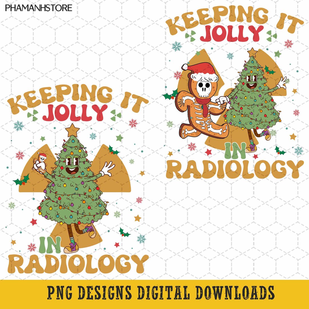 2 Png Keeping It Jolly in Radiology, Radiology Christmas Png, Rad Tech ...