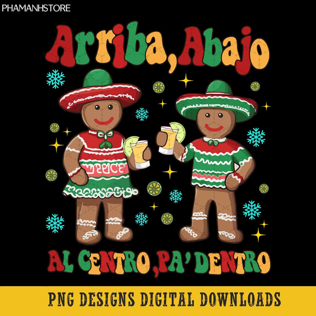 Feliz Navidad Mexican Gingerbread With Sombrero Christmas Png, Mexican ...