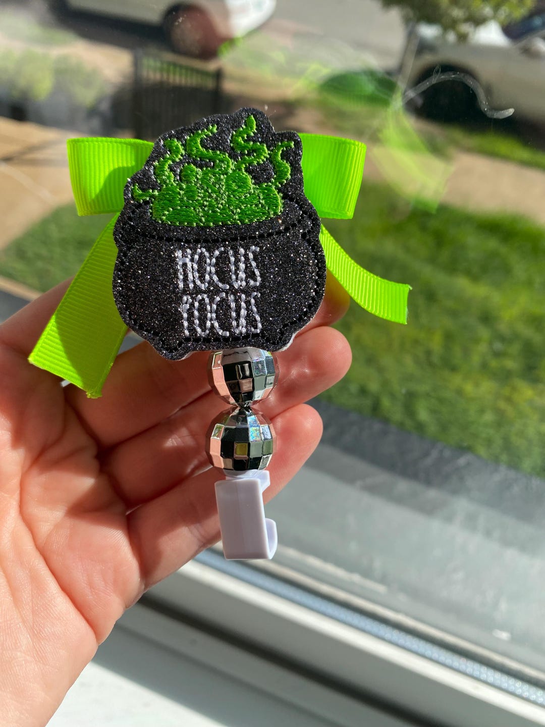 MRI BADGE REEL - Nonferrous Mri Tech Badge Lanyard With Disco Beads! - Etsy