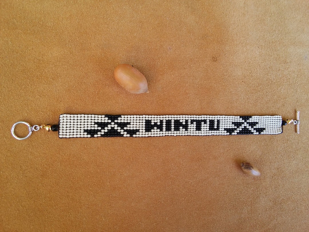 WINTU. Wintu Tribe.native.beaded Bracelet. Loom Work. - Etsy
