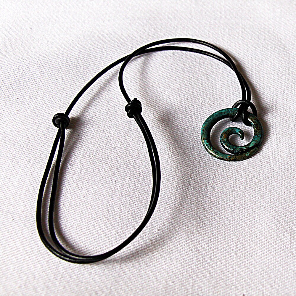Constant Motion Bronze Pendant in Caribbean Coral - Etsy