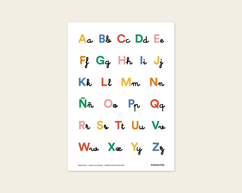 Galician Alphabet: Printable Poster for Children digital Download ...