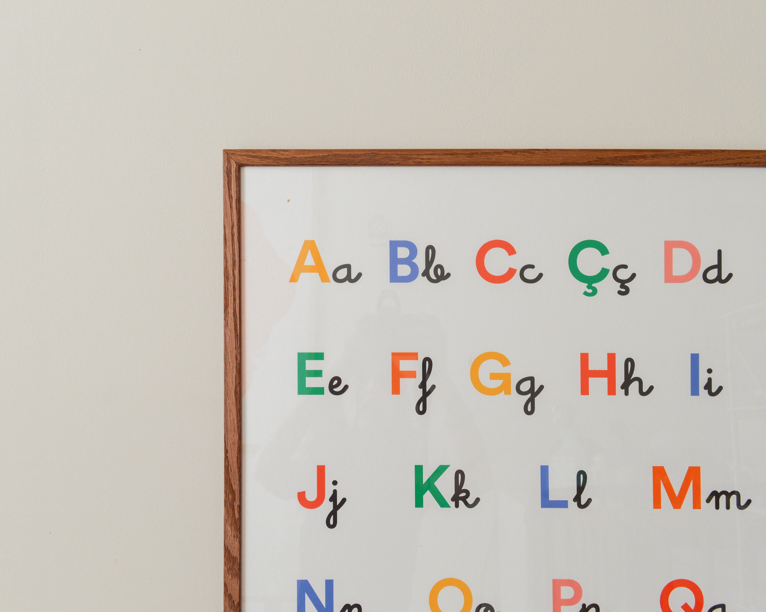 Catalan Alphabet. Educational Alphabet Letters Poster for Children ...