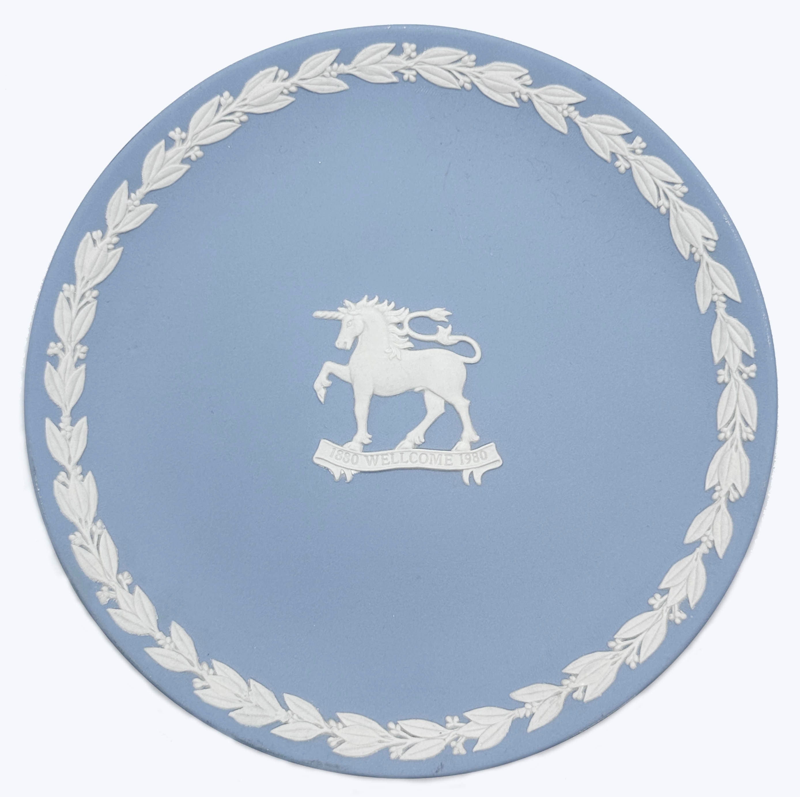 RARE Vintage Wedgwood Jasperware Unicorn Decorative Plate - Etsy