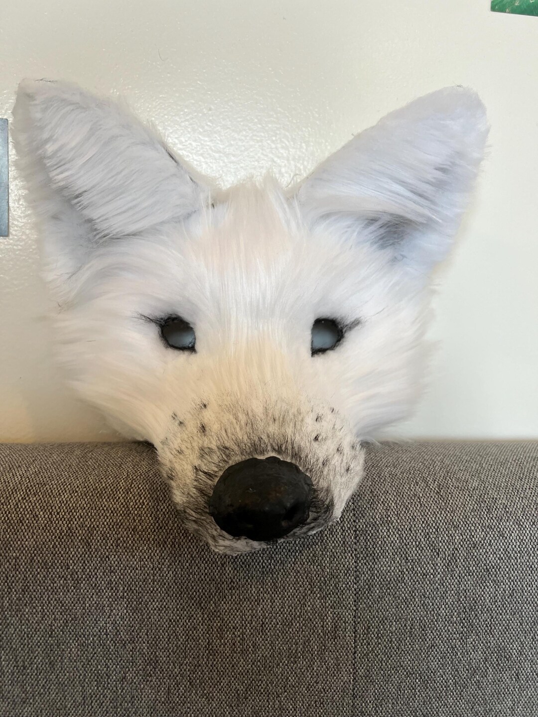 Realistic Arctic Fox Mask please Read Description - Etsy UK