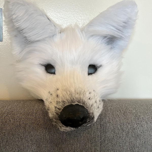 Arctic Fox Therian Mask - Etsy