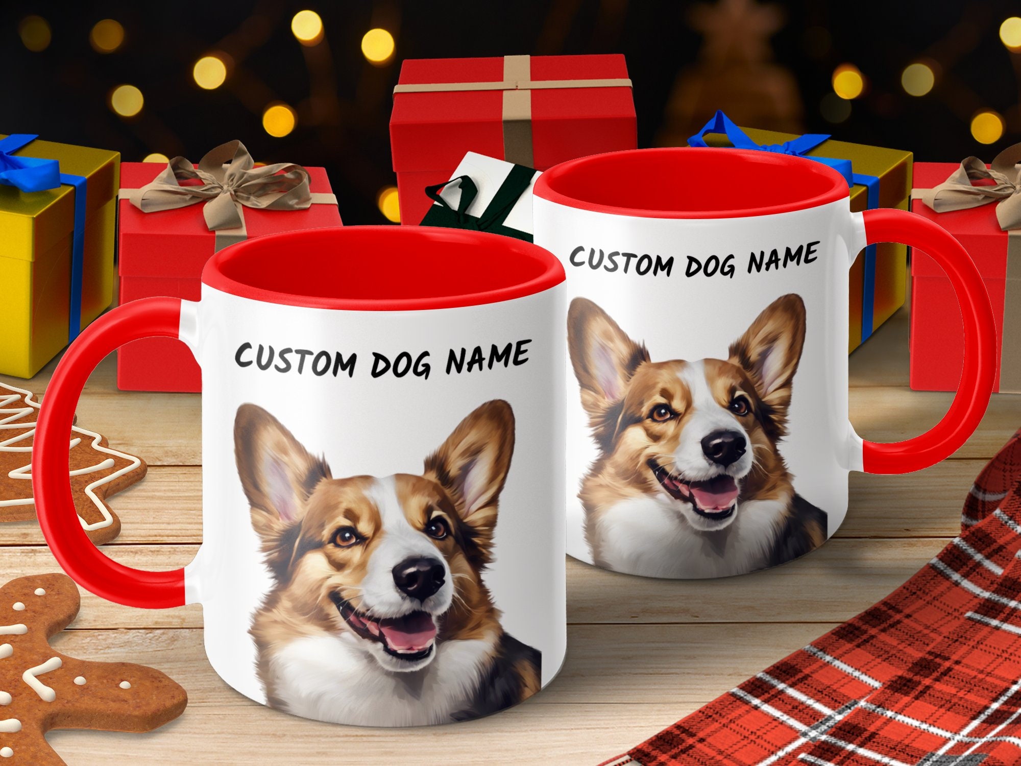 Personalized Corgi Dog Mug, Custom Name Corgi Mug, Unique Corgi Lover ...