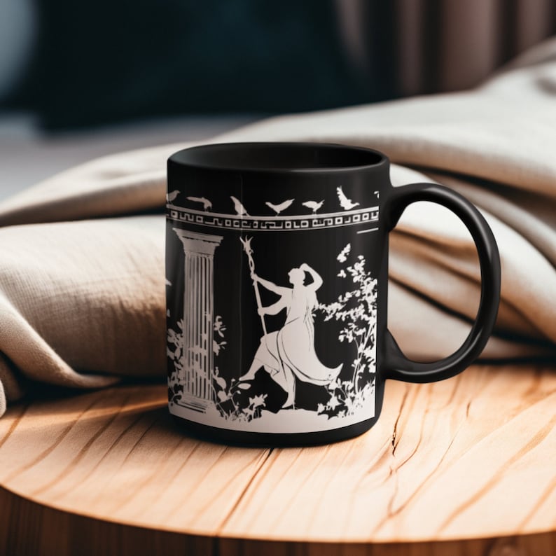 Greek Mythology Mug Unique Mythical Gods and Legends Design, Ancient ...