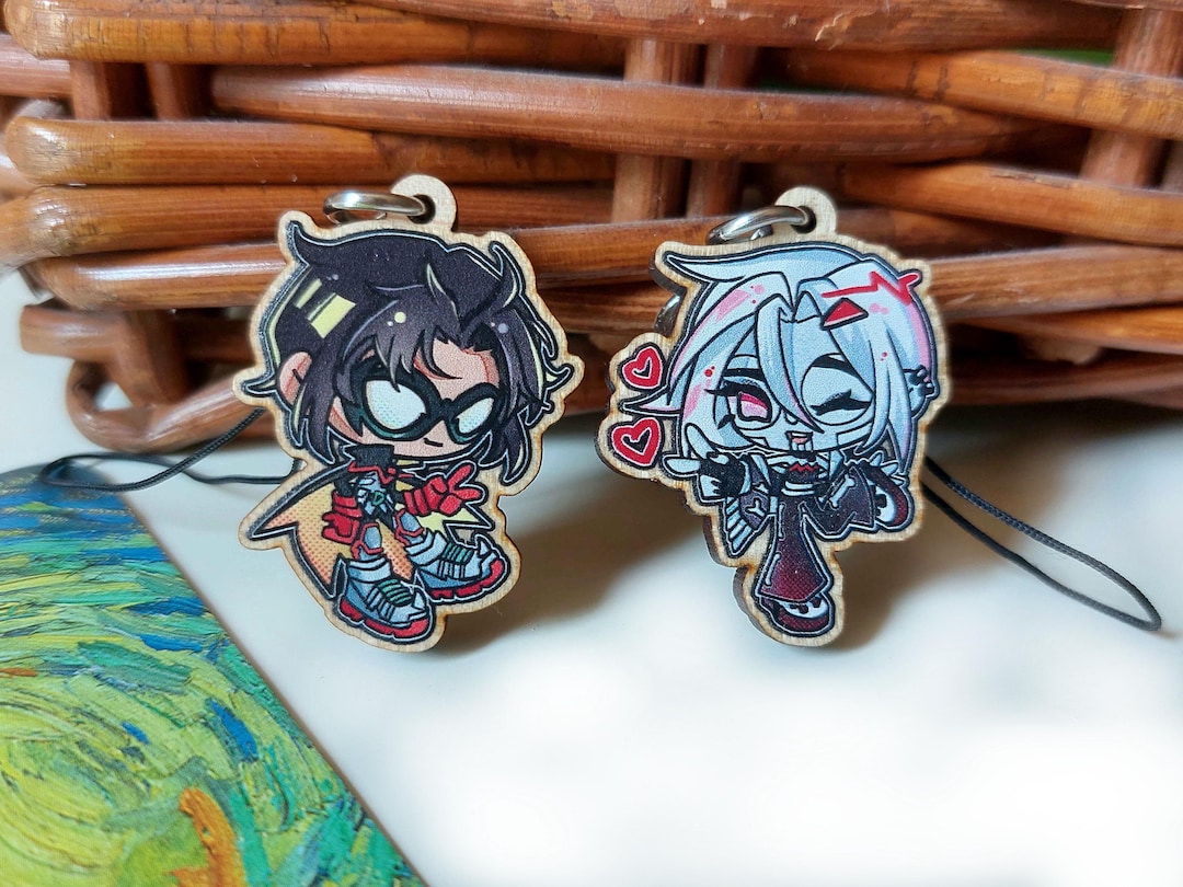 Daminika Phone Charms Robin and Flatline! - Etsy