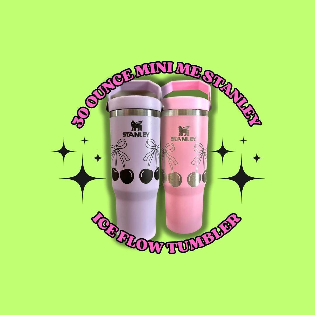 30 Oz Cherries & Bows Ice Flow Tumbler multiple Colors - Etsy