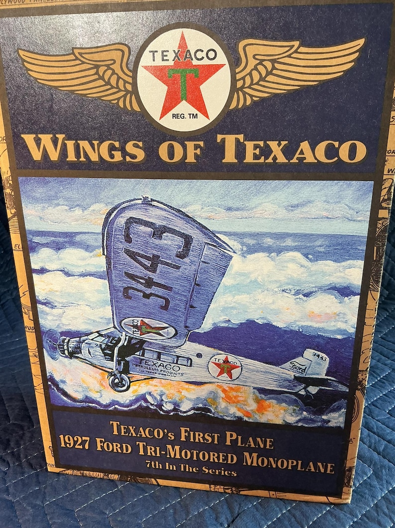 Texaco First Plane - 1927 Ford Tri-motored Monoplane - Etsy